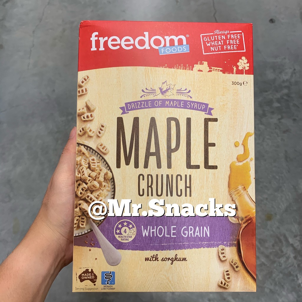 Freedom Foods Maple Crunch Whole Grain 300g | Shopee Malaysia