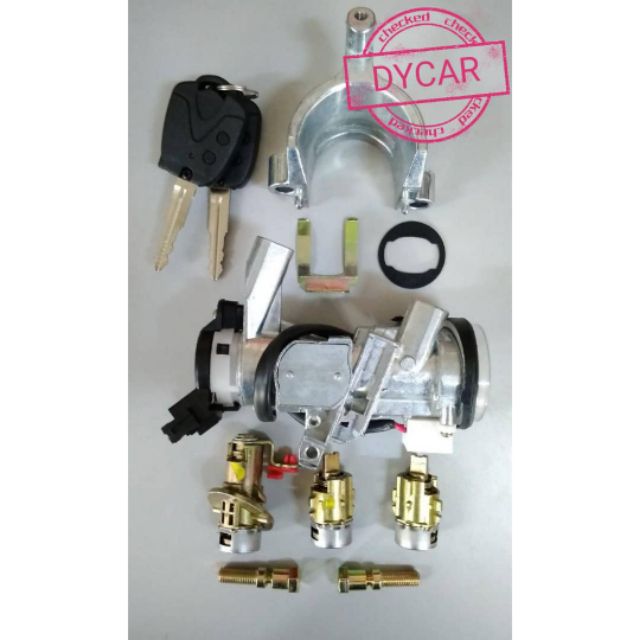 PROTON WAJA STARTER KEY SET WITH KEY KUNCI OEM SET DYCAR | Shopee Malaysia