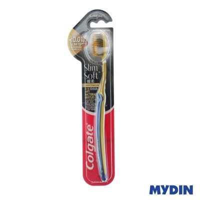 Colgate Toothbrush Slim soft Gold Charcoal 1's | Shopee Malaysia