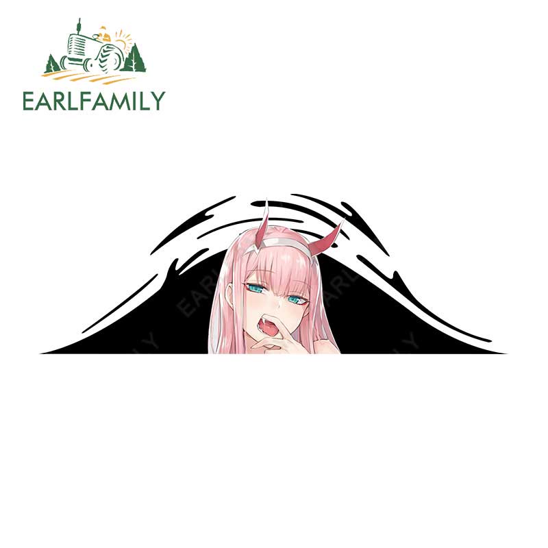 EARLFAMILY 13cm x 4.4cm for DARLING in the FRANXX Zero Two Car ...