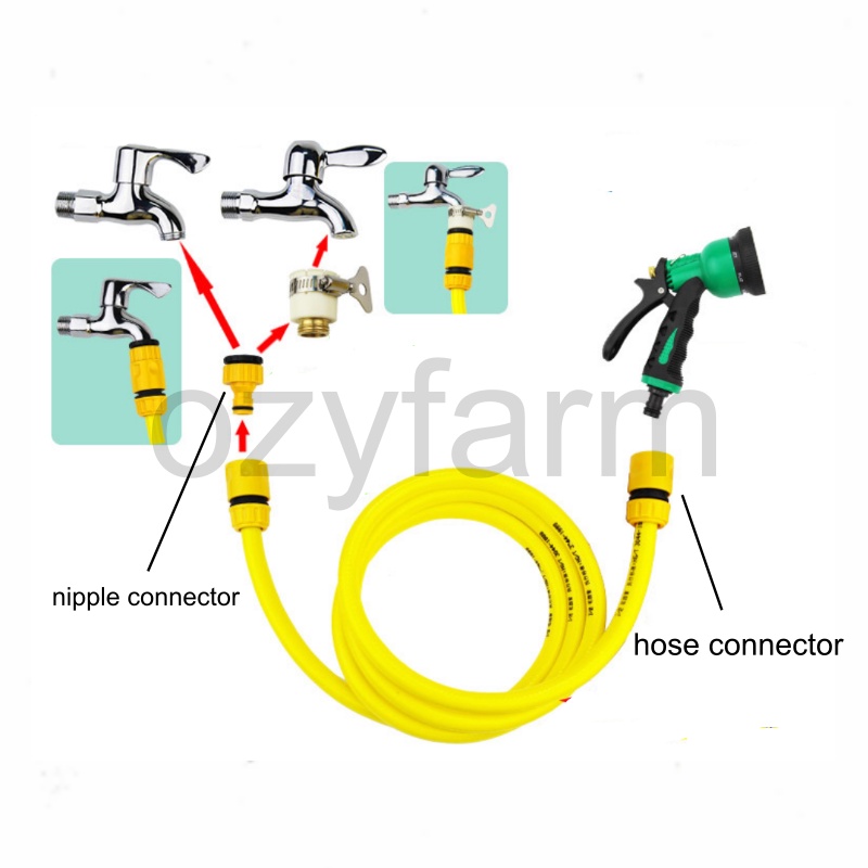 Hose connector universal hose nipple connector water jet nozzle ...
