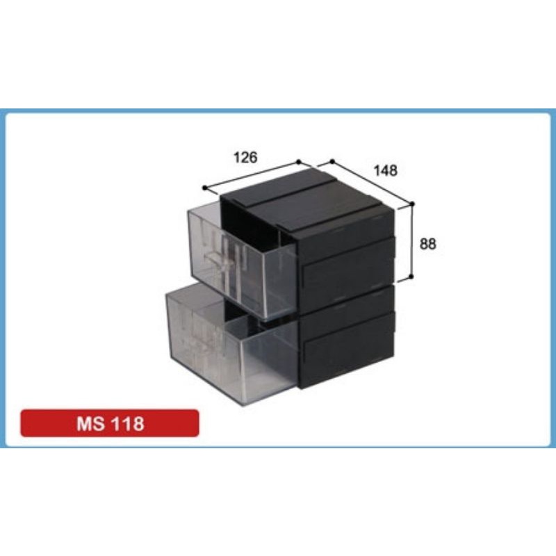 Drawer Sets. MS118 (Black) | Shopee Malaysia