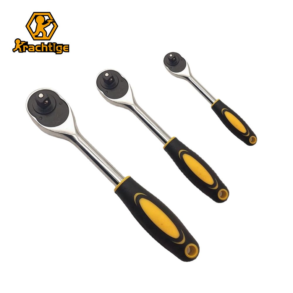 Krachtige 1/4" 3/8" 1/2" High Torque Ratchet Wrench for Socket Quick ...