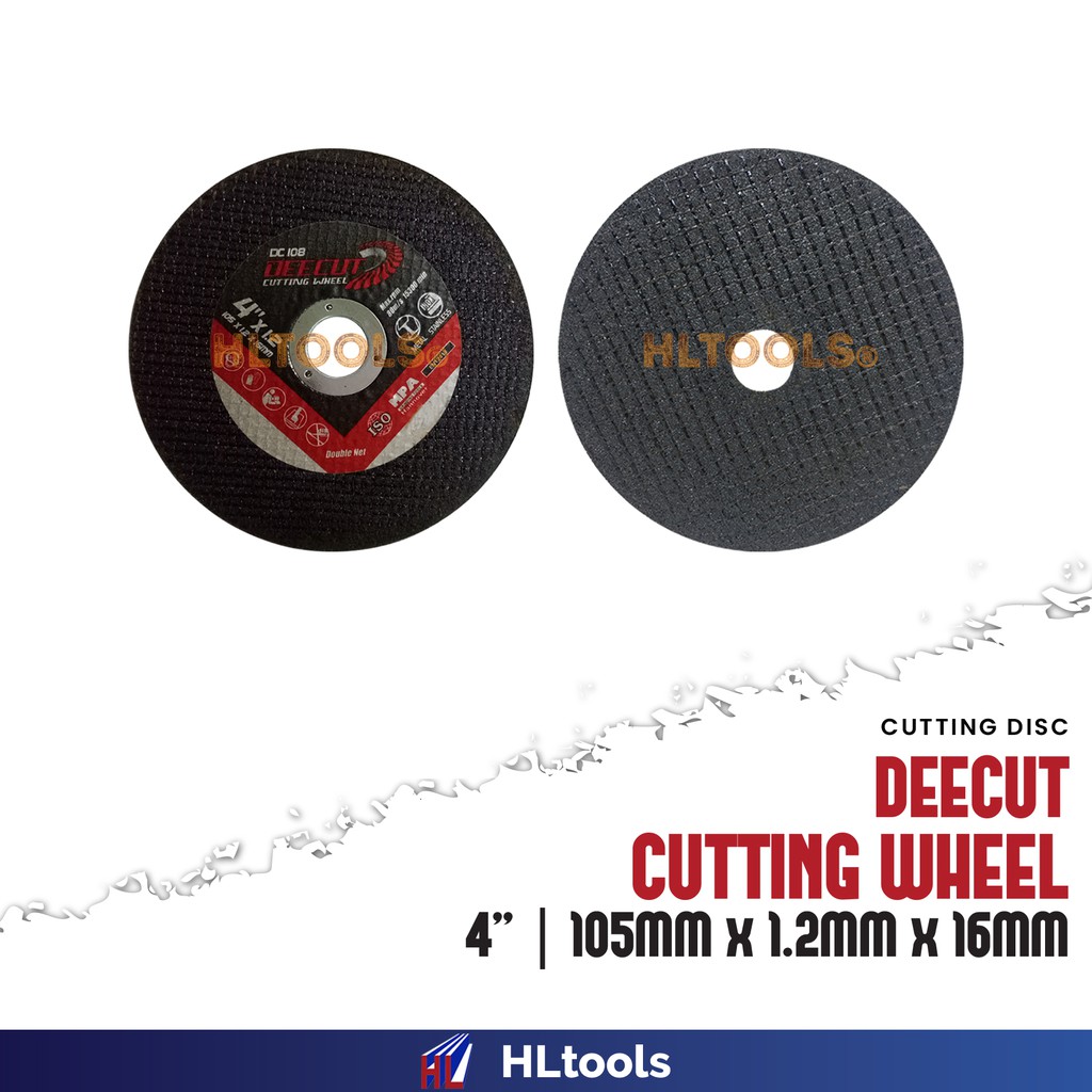 DEECUT HEAVY CUTTING DISC 4" X 1.2MM | Shopee Malaysia