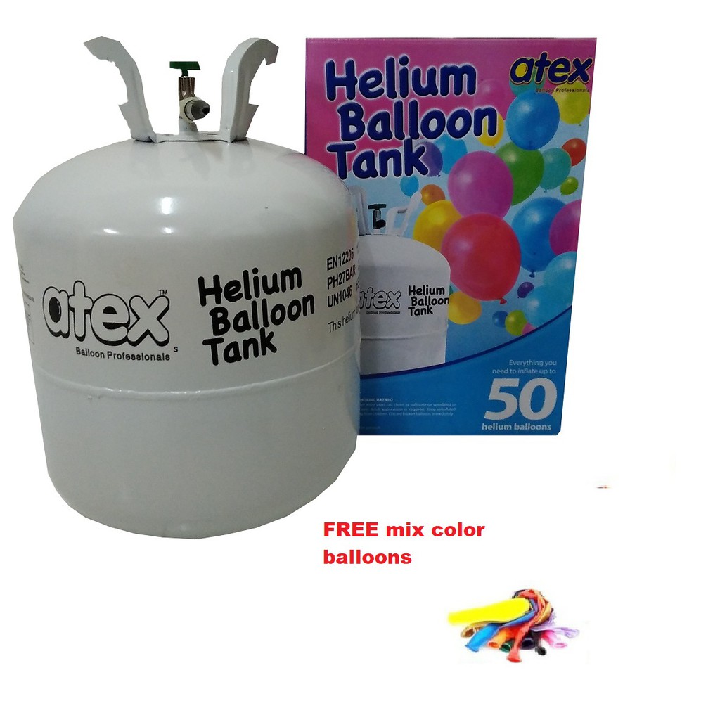 Atex Helium Balloon Gas Tank Helium Belon Tong (PROMOTION FREE 30 pc ...