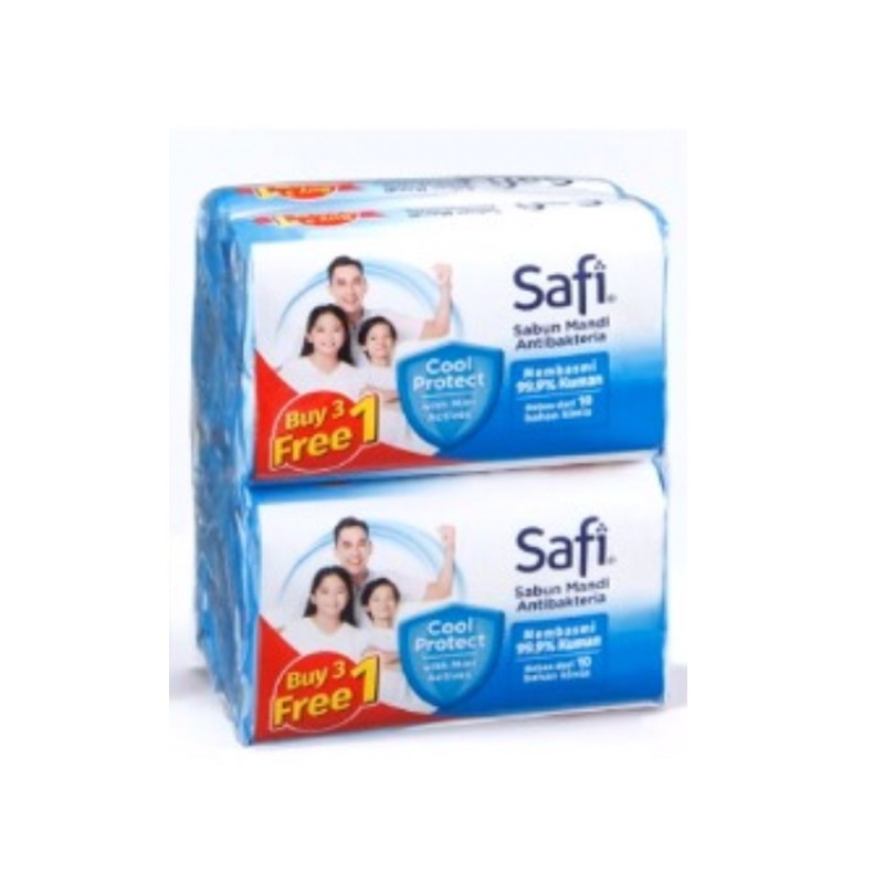 Safi Bar Soap Sabun Mandi Anti Bacterial - 100g (400g) Buy 3 Free 1 ...