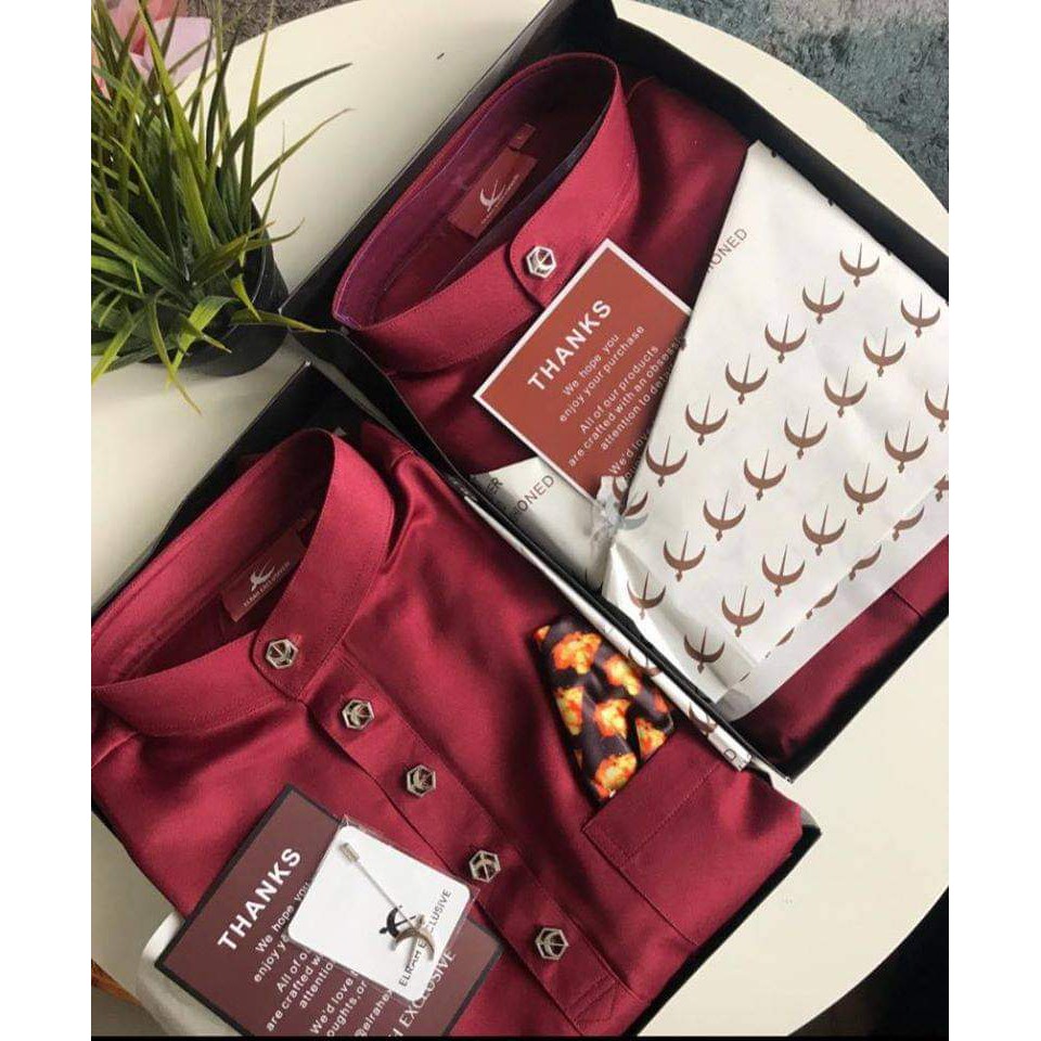 Baju Melayu Elrah Exclusive Imperial + FREE SAMPUL DUIT RAYA | Shopee ...