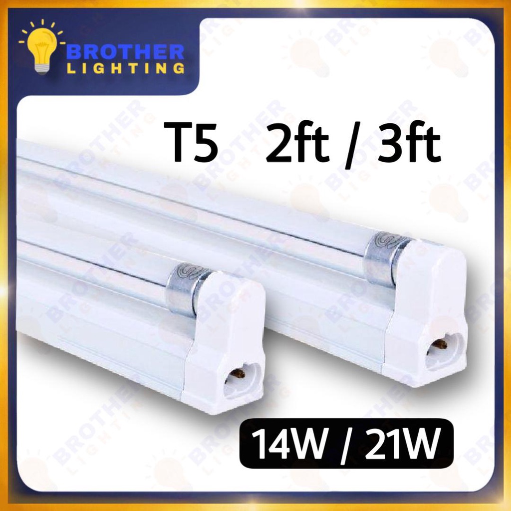 T5 2ft 14W / 3ft 21W (Warm / Daylight) Compact Fluorescent Tube Lamp ...