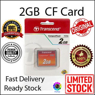 Transcend 133X 2GB 4GB Compact Flash CF Memory Card | Shopee Malaysia