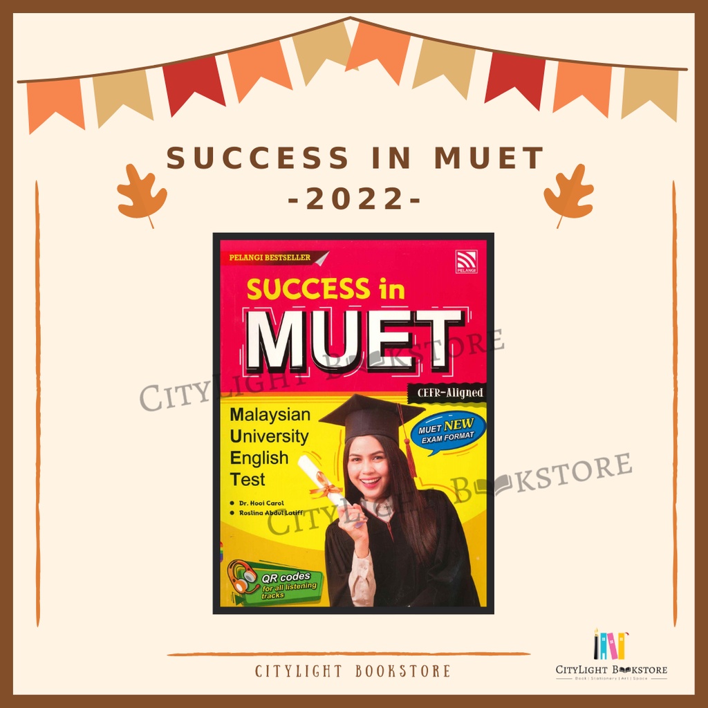 [CITYLIGHT] Buku Rujukan: SUCCESS in MUET CEFR-aligned (2022) | Shopee ...