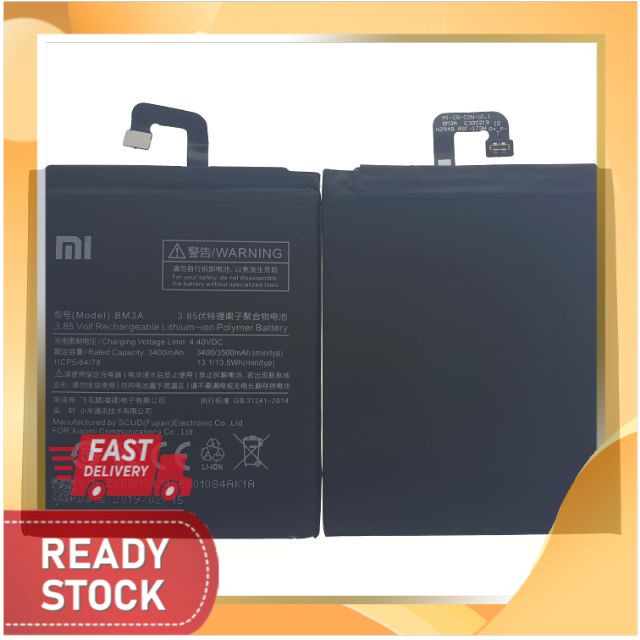 XIAOMI NOTE 3 BM3A BATTERY | Shopee Malaysia