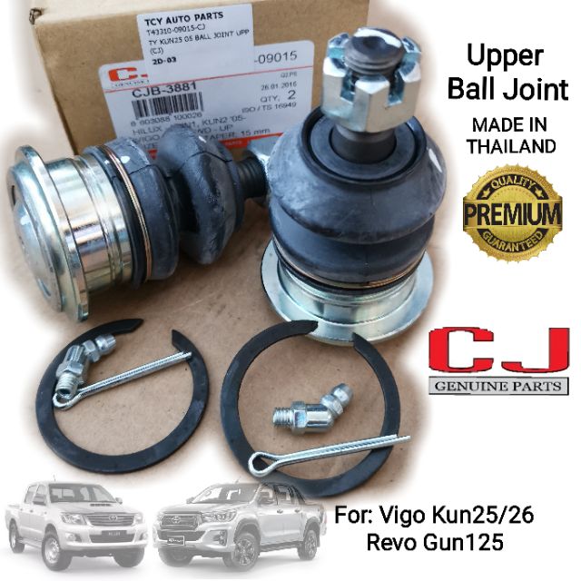 Toyota Hilux Vigo/Revo (KUN25 / Gun125) Upper Ball Joint GREASEABLE (CJ ...