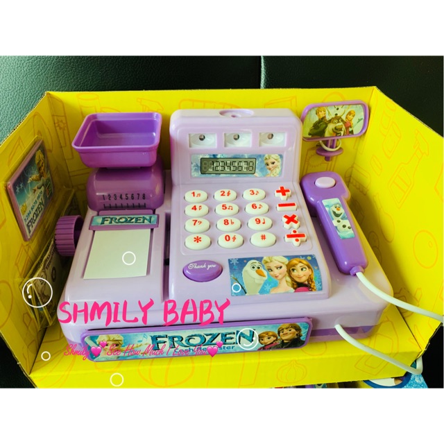 Frozen Mini Market Cash Register with Calculations Functions Cash ...