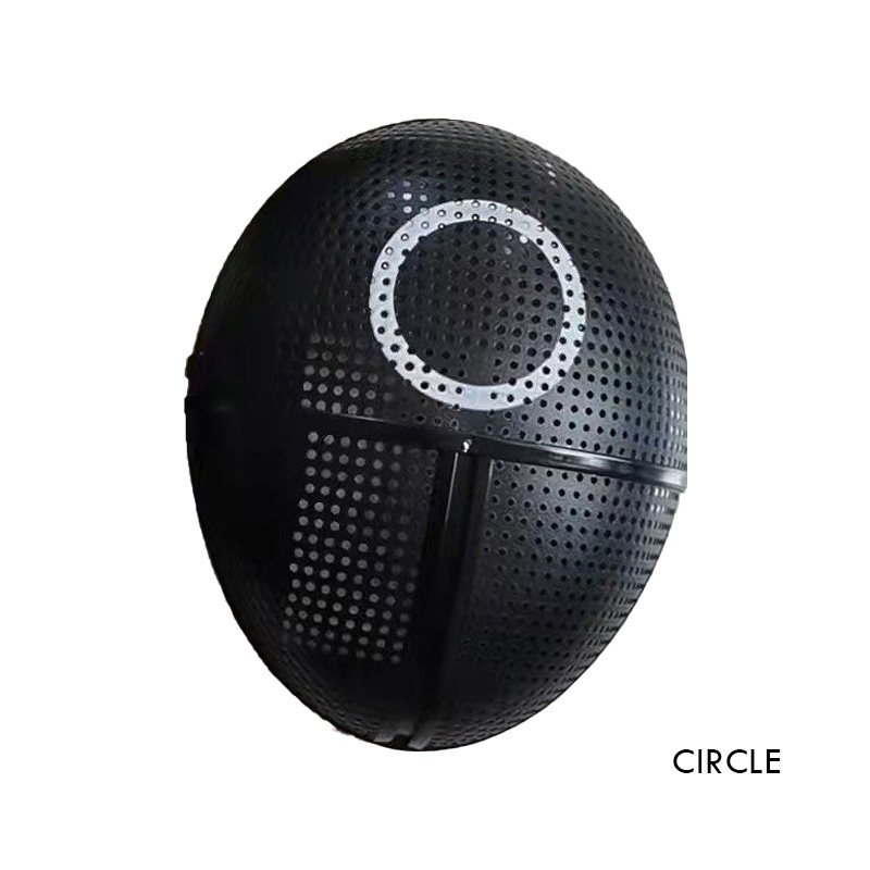 READY STOCK Squid Game Guards Square Circle Triangle Front Masked Man ...