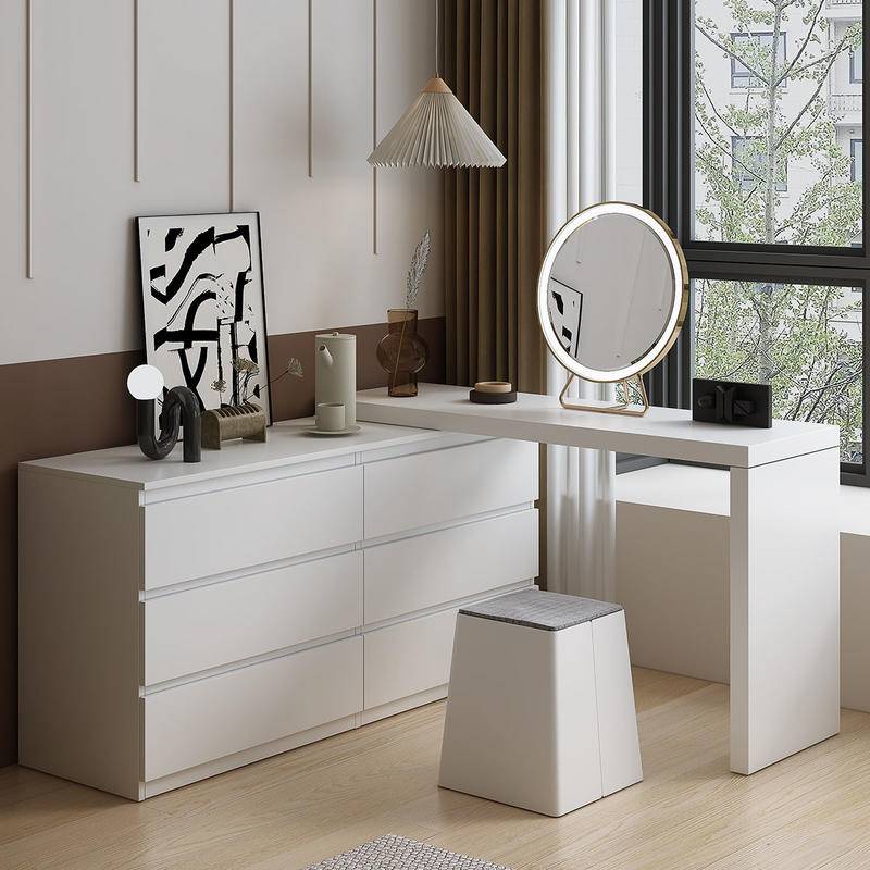 Corner dressing table lying simple makeup table desk dressing table one ...
