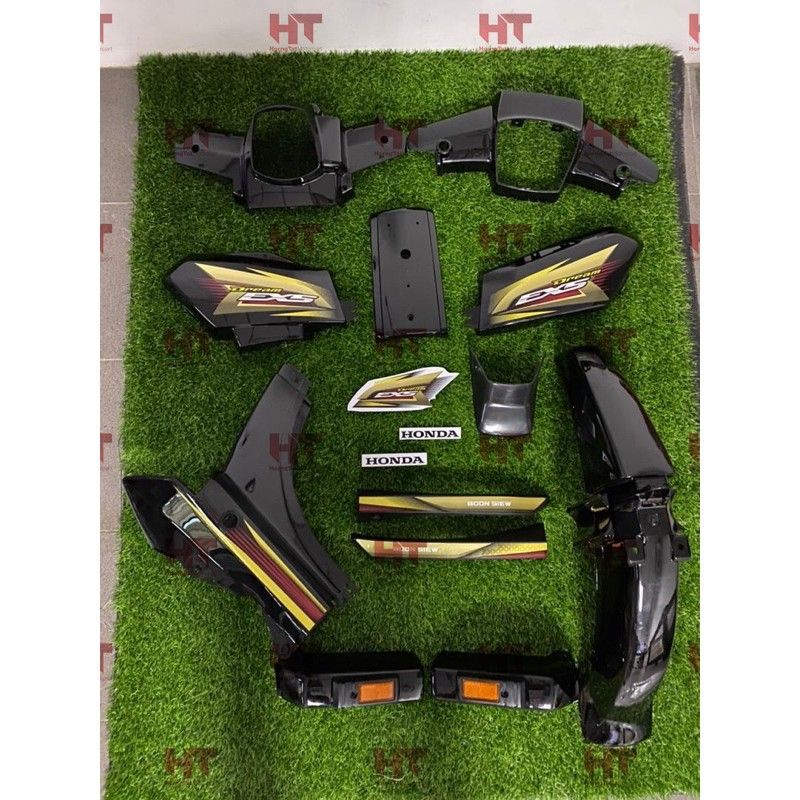 HONDA EX5 BODY COVER SET TAMPAL SIAP STICKER (E.Red,New Blue,Grey,Black ...