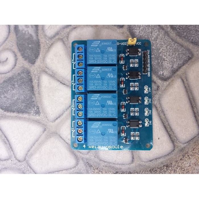 Relay 5V RELAY 12V 4channel OUTPUT 250VAC 30VDC 10A WITH OPTOCUPLER ...