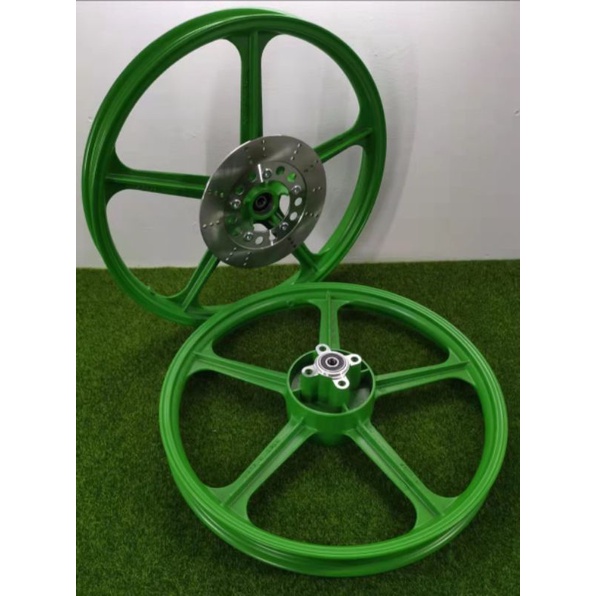 KAWASAKI AR80 - FULL SET SPORT RIM FULL COP ENKEI BATANG 5 SIAP BEARING ...