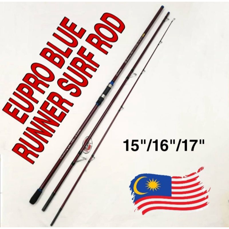EUPRO BLUE RUNNER SURF ROD (ready stock) | Shopee Malaysia