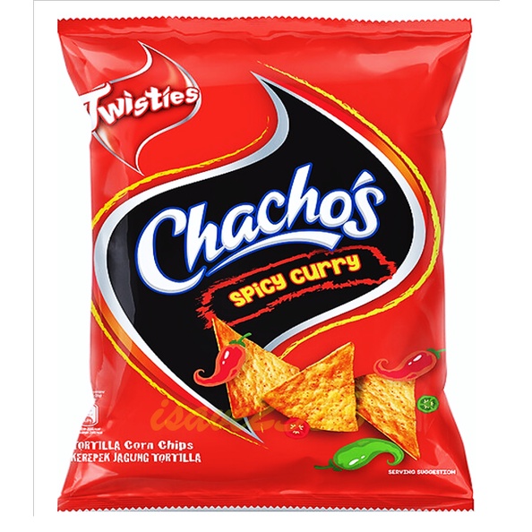 Twisties Chacho's Tortilla Corn Chips (160g) - Spicy Curry / Cheesy ...