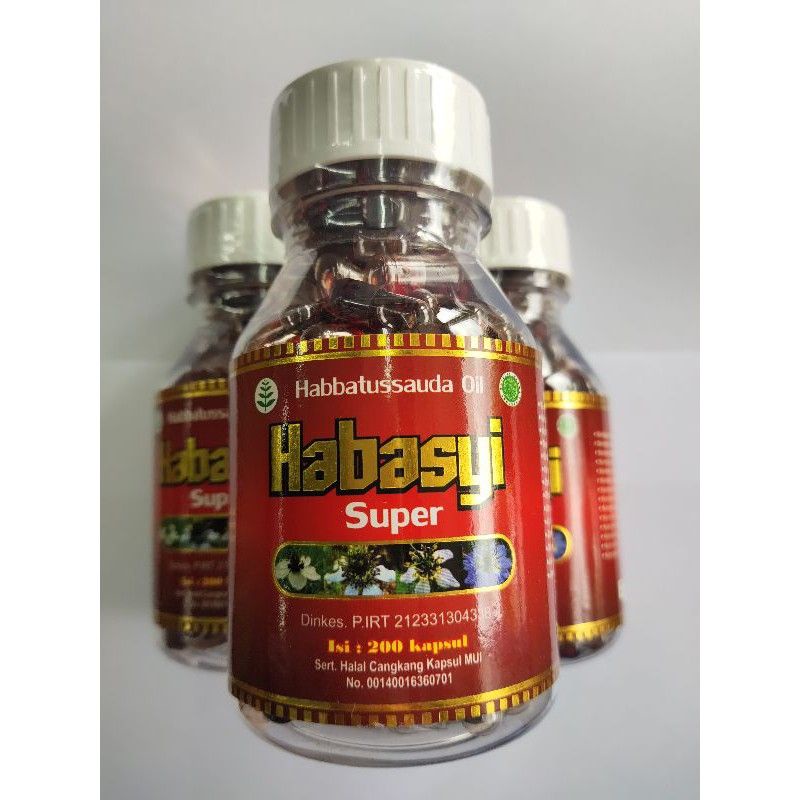 HABASY SUPER HABATUS SAUDA ORIGINAL UMS ISI 200 Kapsul Dan 100 Kapsul ...