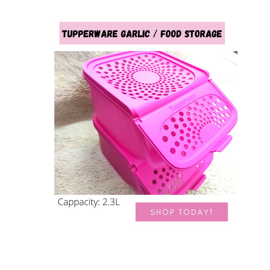 Food Storage; Garlic Onion Keeper (Tupperware) | Shopee Malaysia