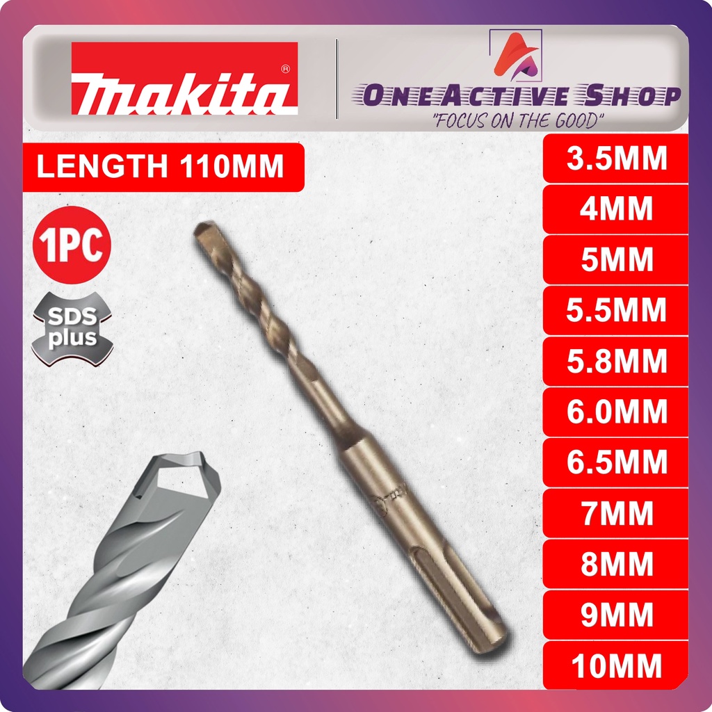 (110MM) MAKITA SDS PLUS DRILL BIT CONCRETE MASONRY DRILL BIT / TUNGSTEN ...