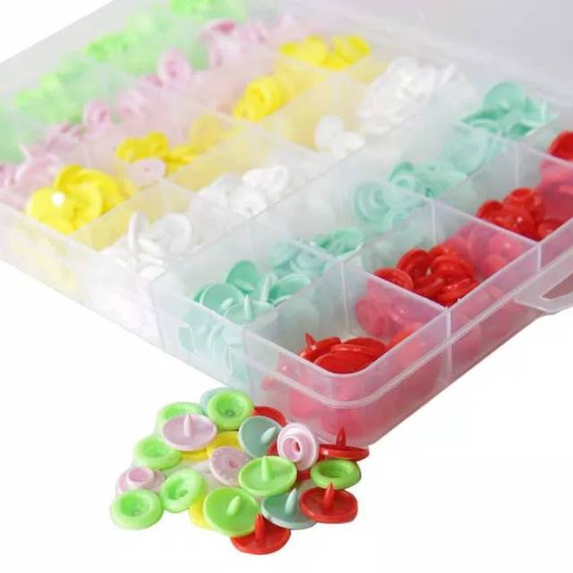 Snap Buttons - Manual Snap Buttons, 120 pcs | Shopee Malaysia