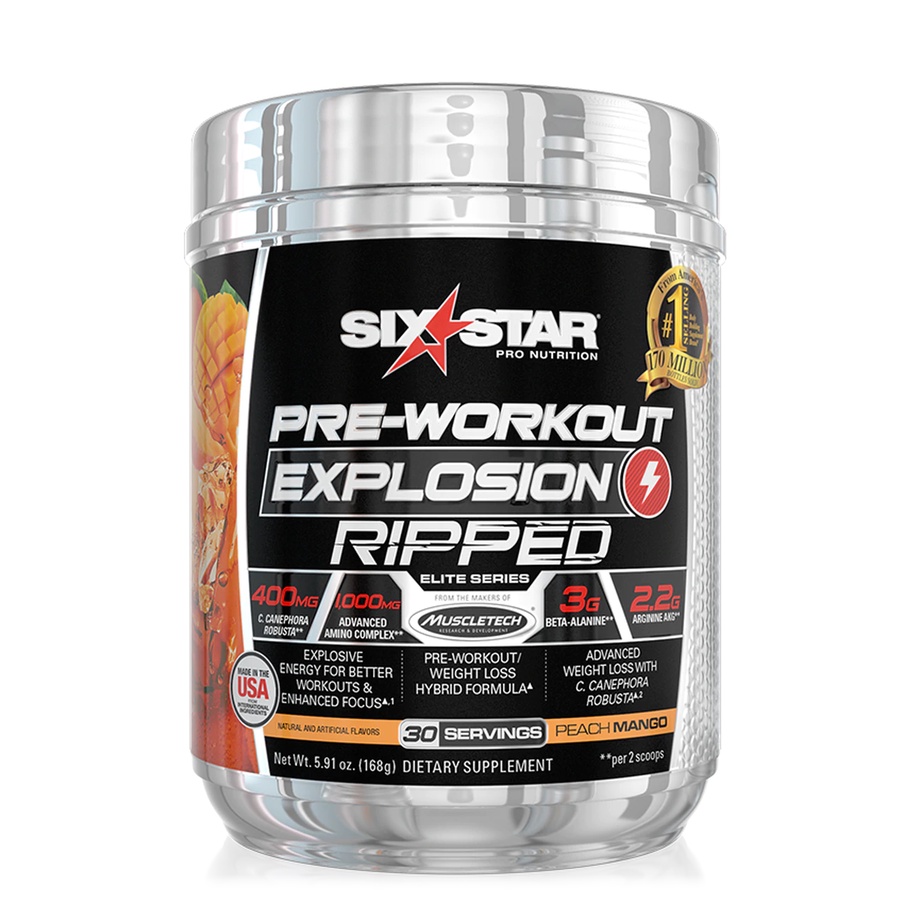 (IN STOCK) Six Star PRE-Workout Explosion Ripped (30 Servings) | Shopee ...