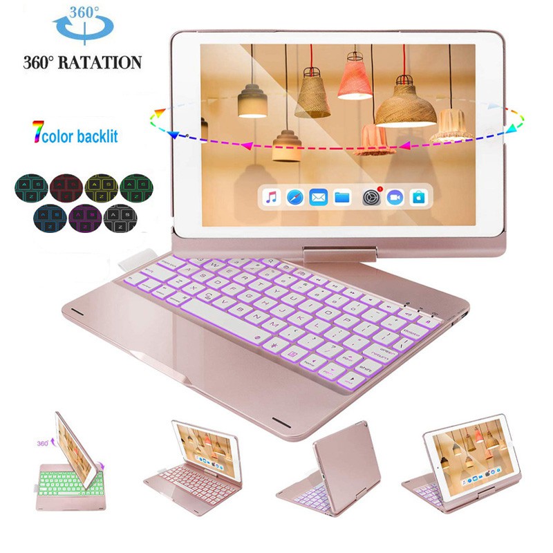 for iPad Keyboard Case for iPad 9.7 10.2 5th 6th 7th gen 8th 9th ...