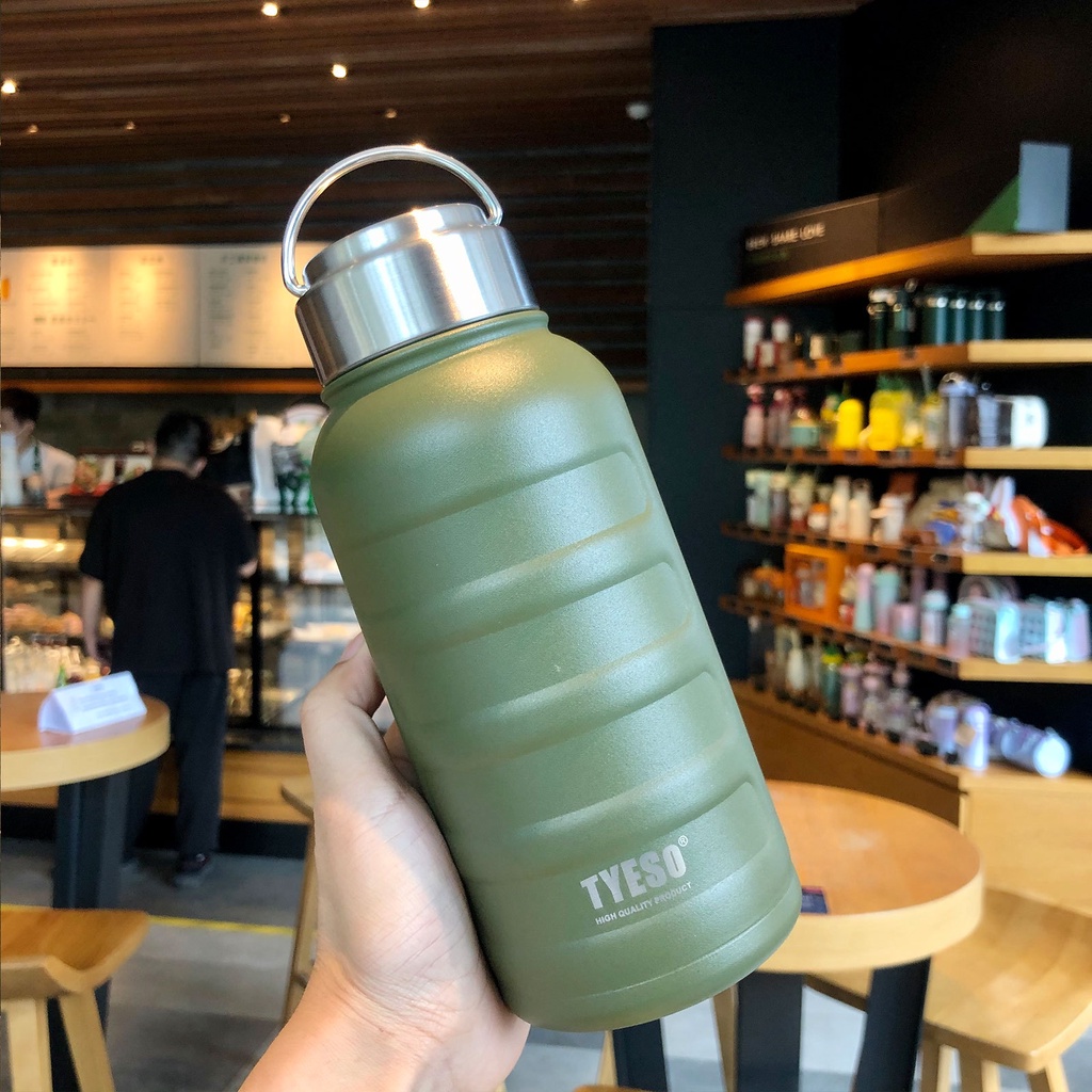HEiM TYESO 750ml 1000ml Thermos Cup Water Bottle Flask Stainless Steel ...
