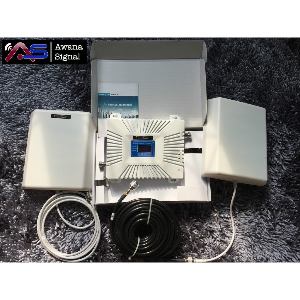 Dual band 3G+4G LTE 850Mhz+1800Mhz Webe,Maxis,Celcom,DIGI Mobile Signal Booster | Shopee Malaysia