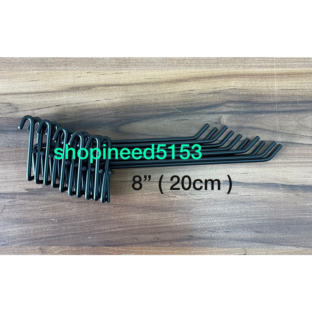 Netting Hooks -Single Netting Hooks- Black Netting Hooks (10pcs in 1 ...