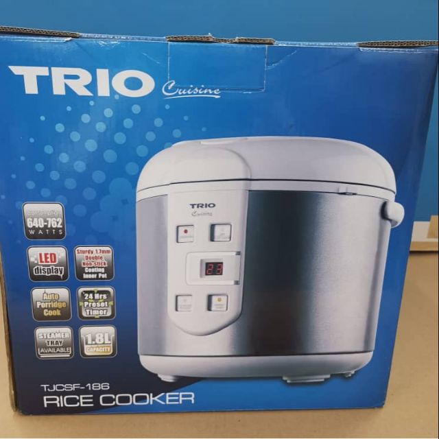 Trio Rice cooker TJCSF-186 | Shopee Malaysia