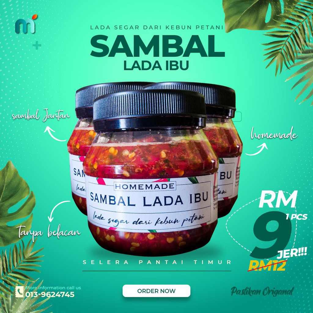 SAMBAL LADA tanpa belacan 300g | Shopee Malaysia