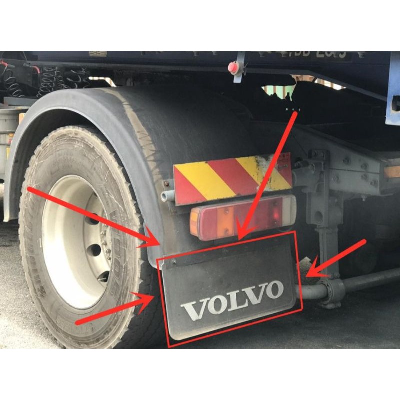 FZ Truck Lorry 15Inch x 26Inch Mudflaps ( Volvo , Scania) | Shopee Malaysia