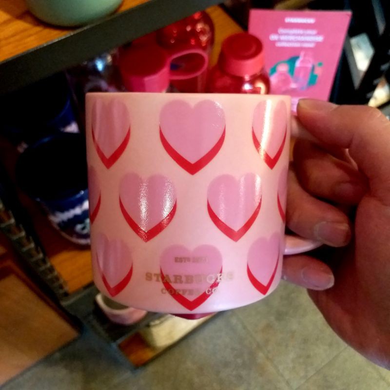 ORIGINAL Starbucks Valentine's Day Edition Love Is Sweet Hearts Shape ...