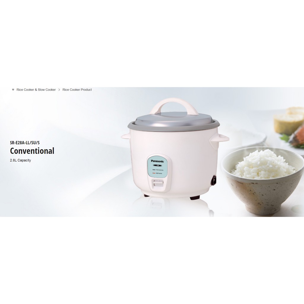 PANASONIC RICE COOKER 2.8L CONVENTION SR-E28A | Shopee Malaysia