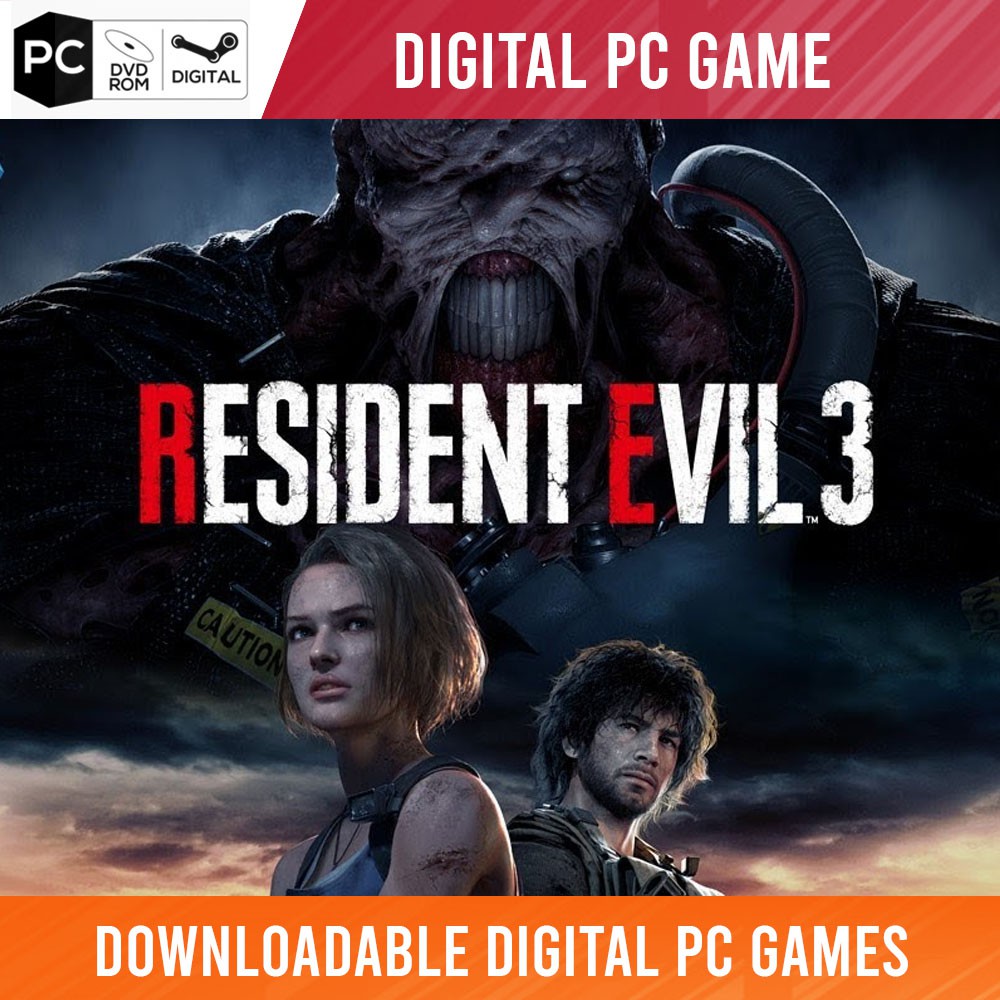 [PC Digital] Resident Evil 3 Remake DVD OFFLINE DIGITAL DOWNLOAD PC ...