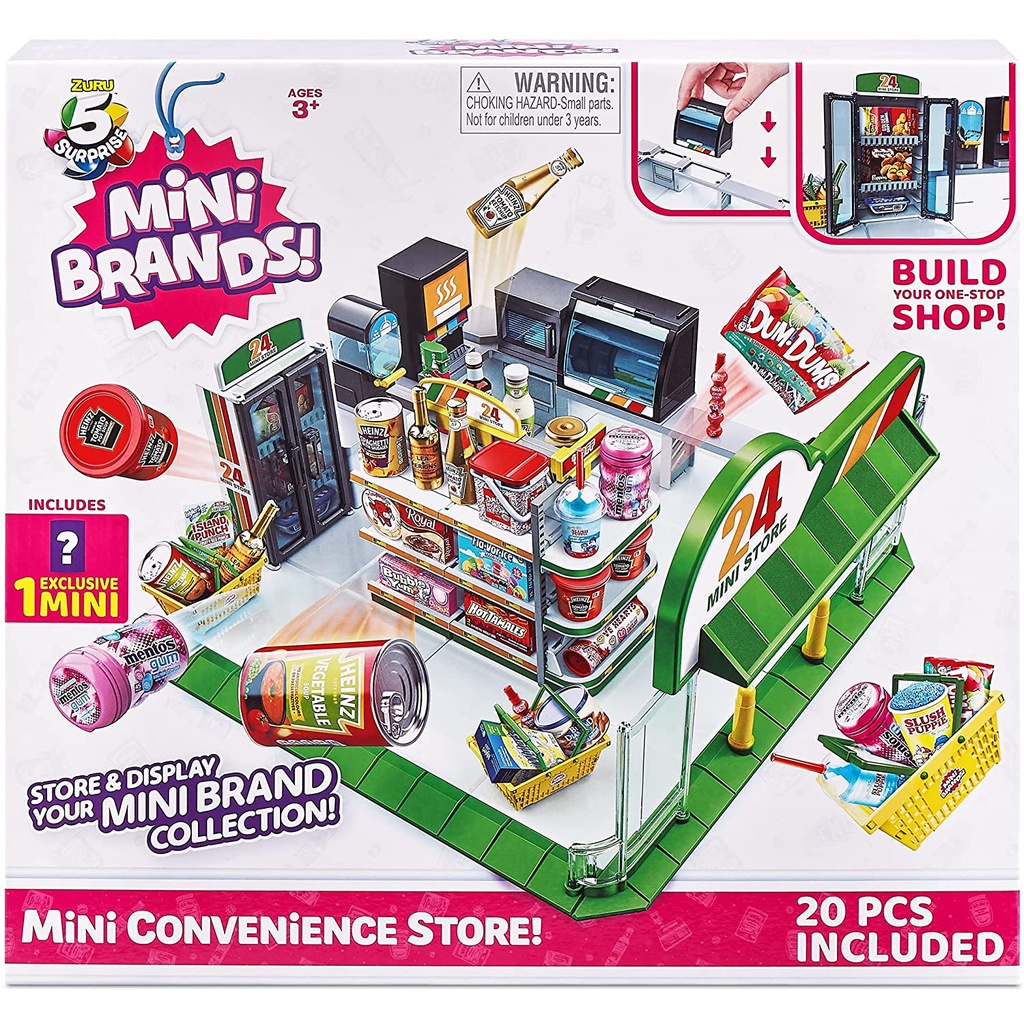 Zuru 5 Surprise Mini Brands Mini Mart Store and Supermarket Play ...