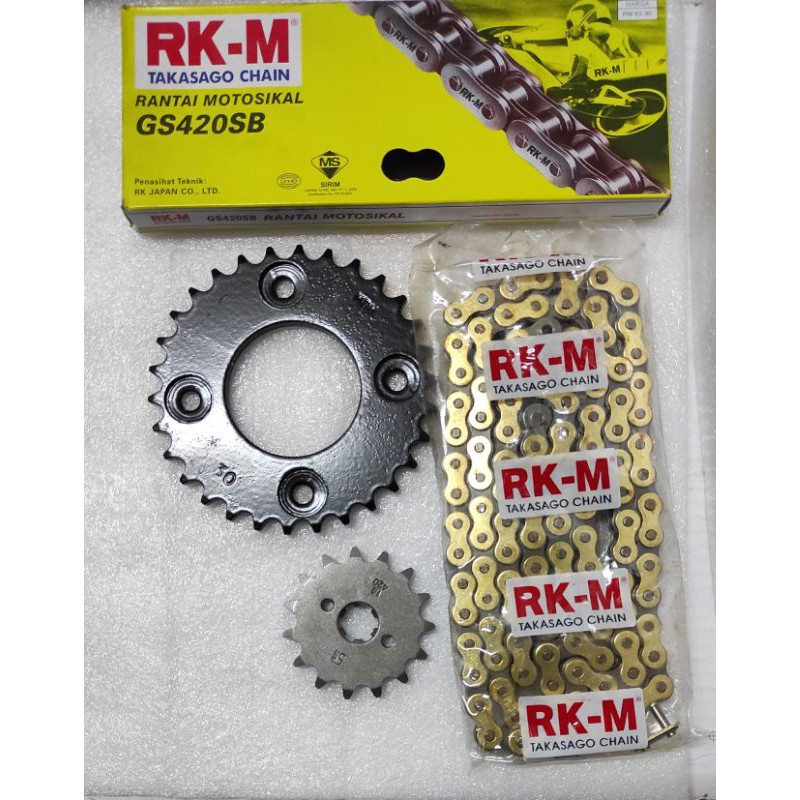 WAVE 125/W110/FUTURE/DASH/EX5110NEW (RK-M TAKASAGO CHAIN GS428 ...