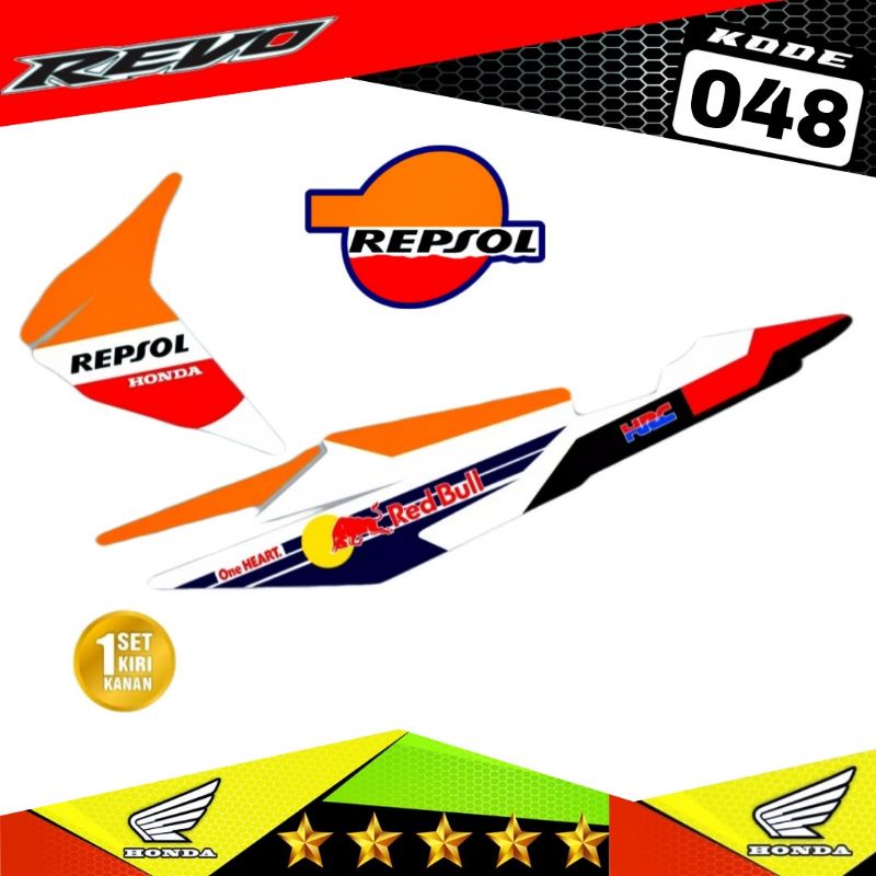 Decal Sticker Striping Variation REVO 100 2007-2009/REVO Lama/REVO old ...
