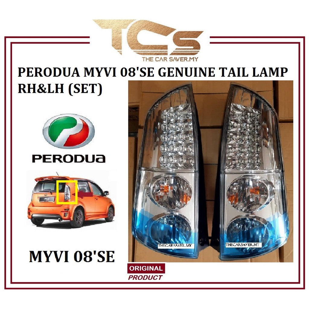 Perodua Myvi 08'SE Genuine Tail Lamp RH/LH | Shopee Malaysia