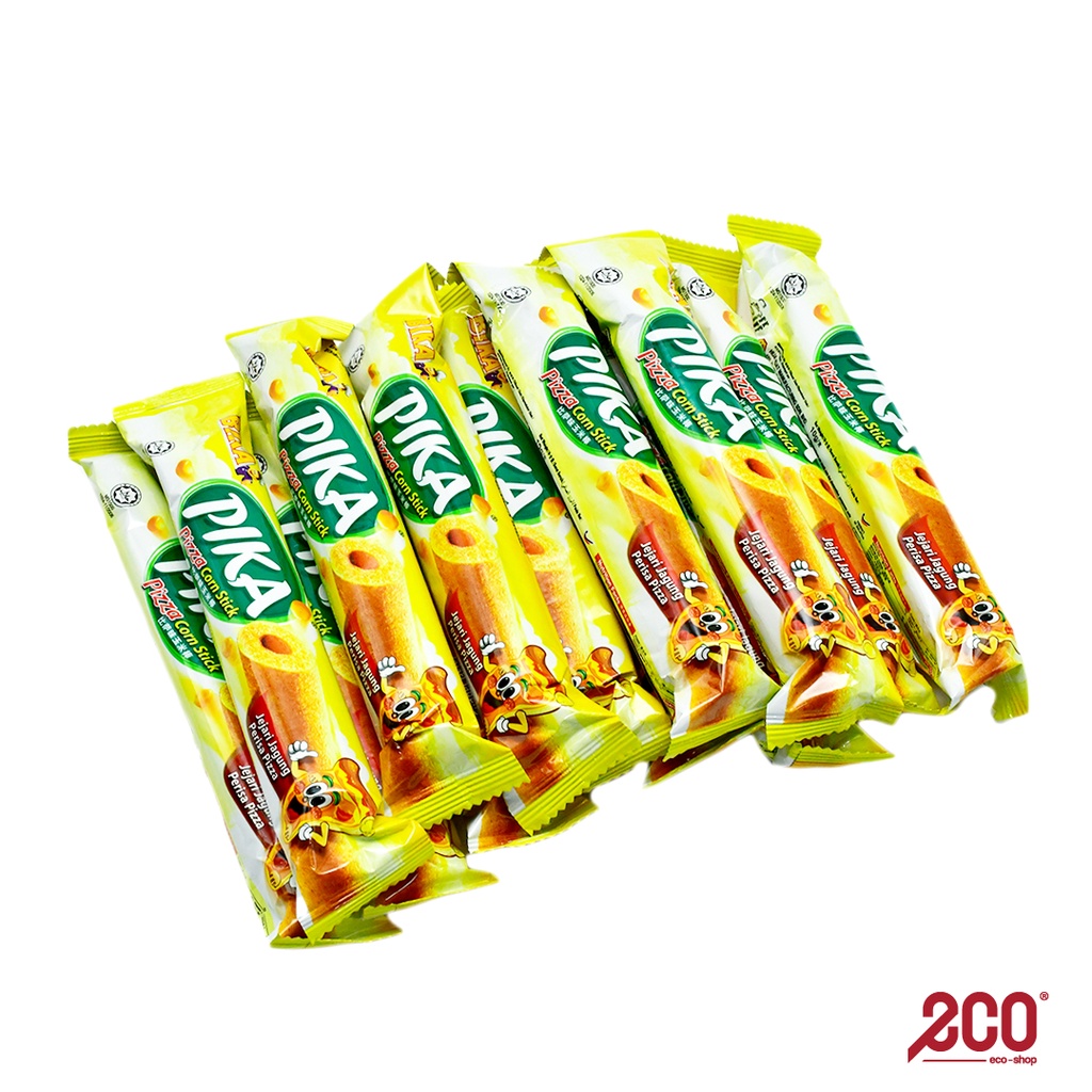 Bika Pika Corn Stick with Pizza Flavour 10g (10pcs/pack) - AB-L007-T03 ...