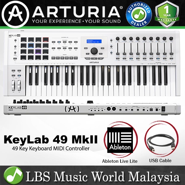 Arturia KeyLab 49 MkII 49 Key USB MIDI Keyboard Controller With ...
