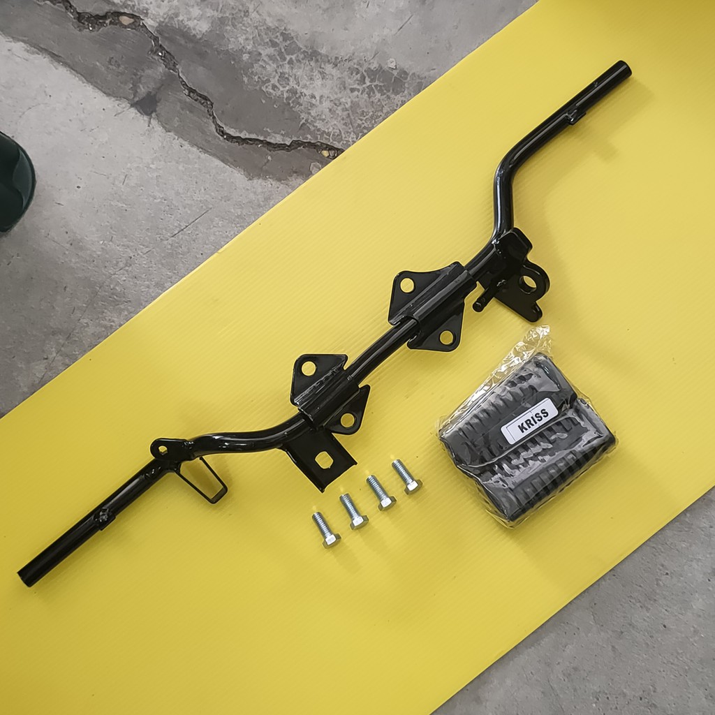 KRISS110 FRONT STEP BAR WITH RUBBEE & SCREW/ 3 IN 1/ A CLASS | Shopee ...