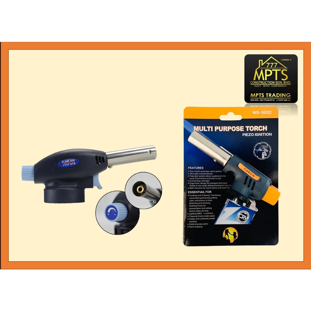 Multi Purpose Torch/Gas Torch Flaming Thrower Camping Welding ...
