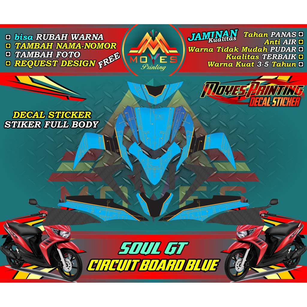 Soul Gt Sticker Motorcycle Decal Souul Gt Motorcycle Soul Gt 115cc ...