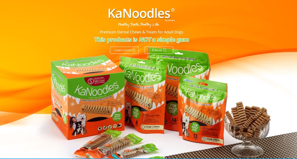 FORCANS Kanoodles Premium Dental Chews & Treats For Dogs 85G/170G/340G ...