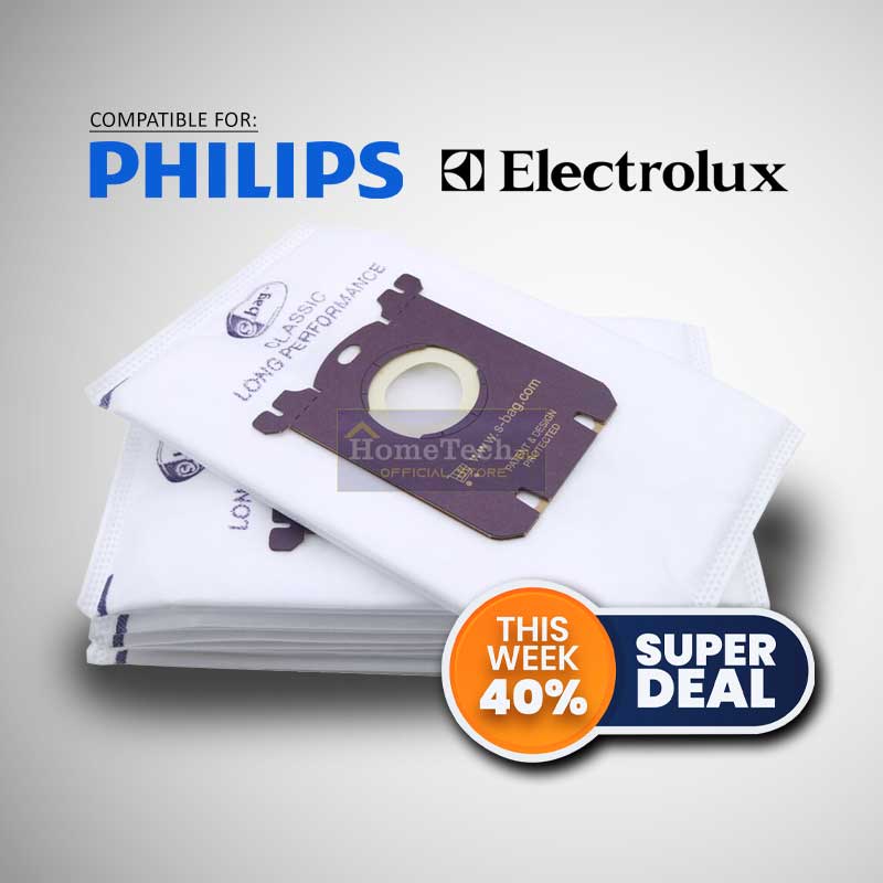 OEM Philips Electrolux Vacuum Cleaner Dust Bag replacement Sbag S-bag ...